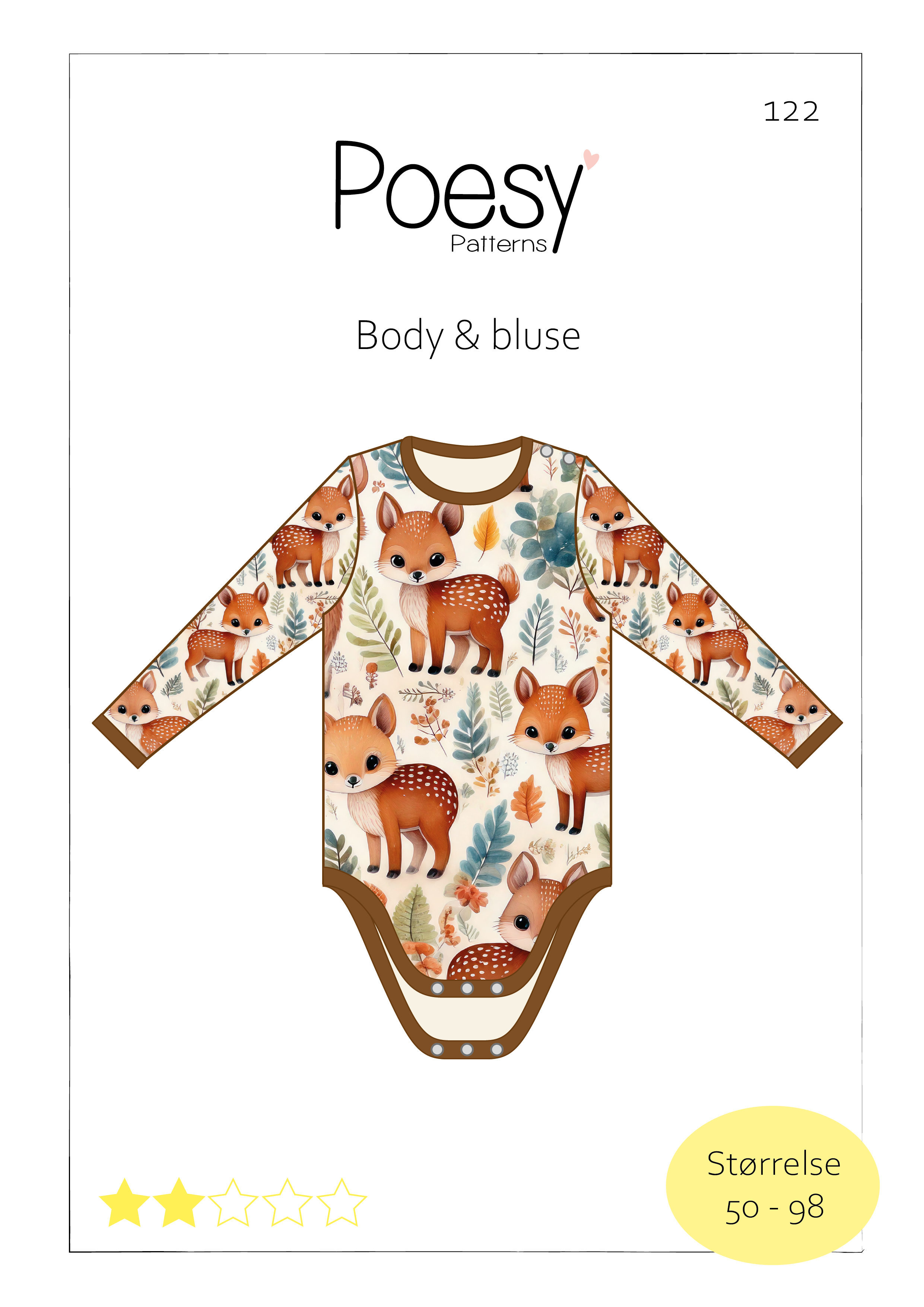 Body & bluse 122 – Poesy patterns
